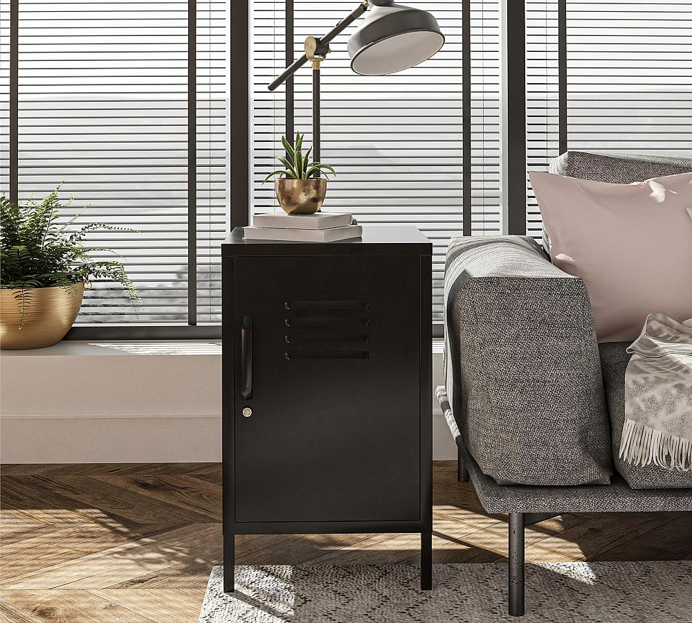 Oxford Metal Storage End Table (15") | Pottery Barn