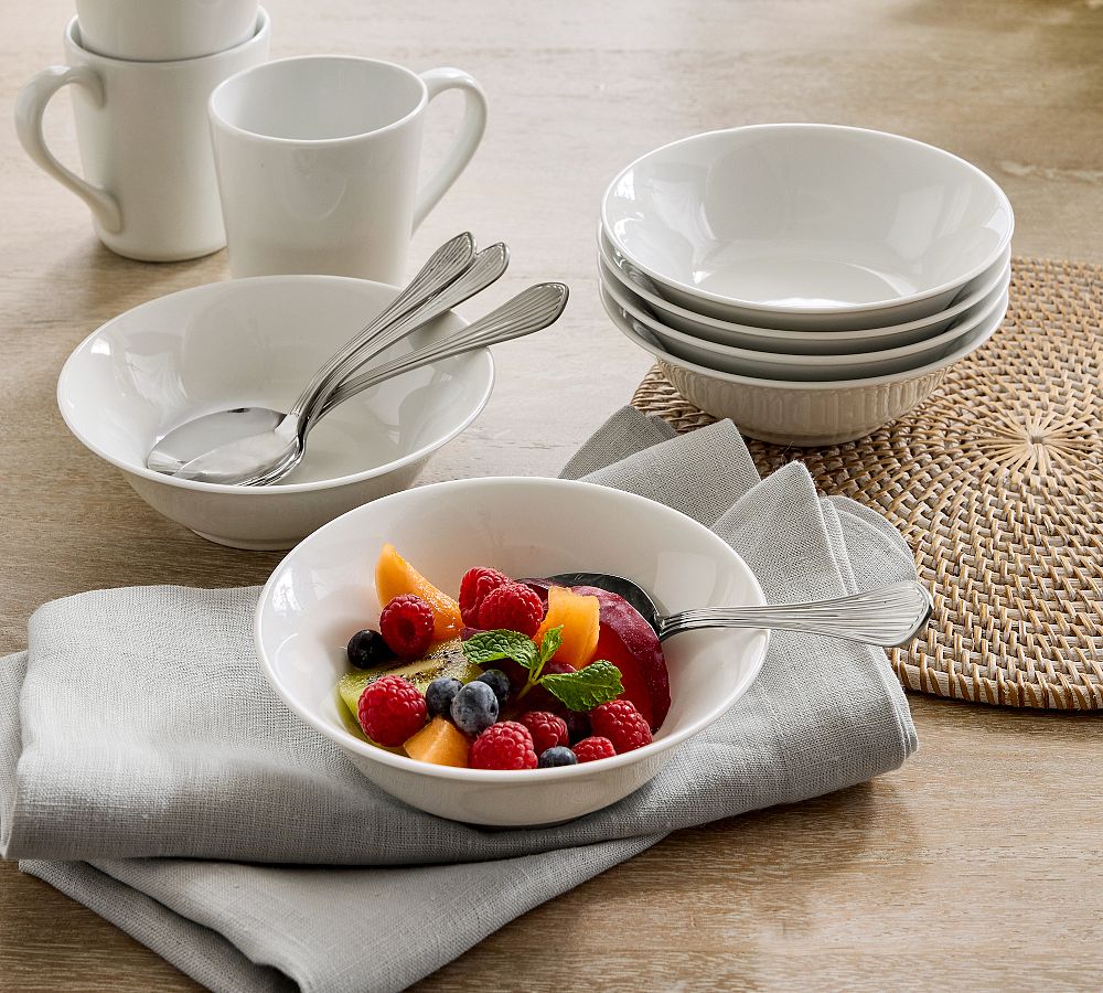 Porcelain Cereal Bowls - Set of 4 | Pottery Barn