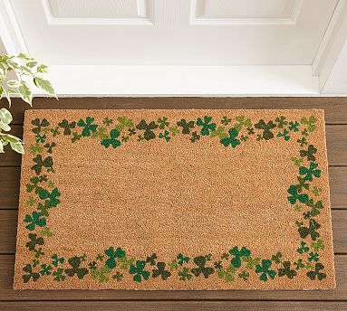 Open Box: Four Leaf Clover Doormat | Pottery Barn