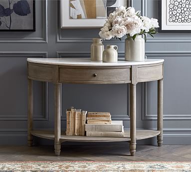 Small demilune console table store