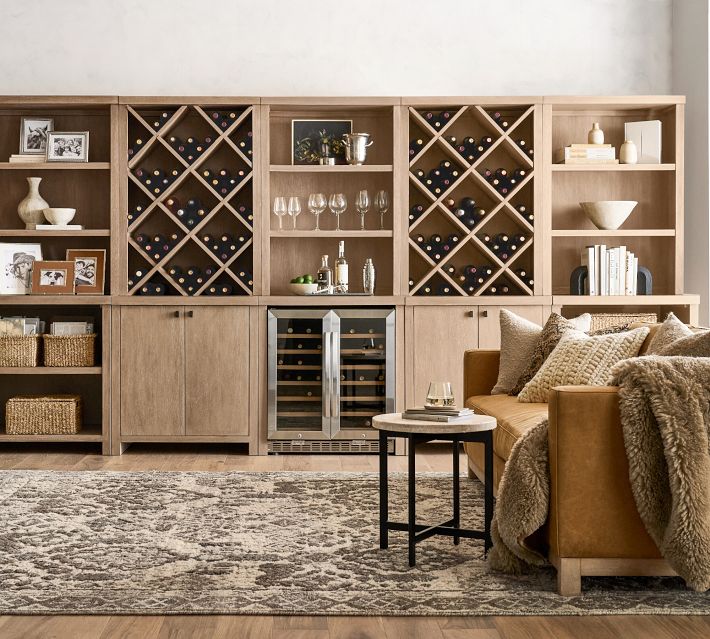 Pottery barn wine cabinet store
