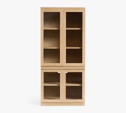 Pacific Glass Storage Cabinet (34") | Pottery Barn