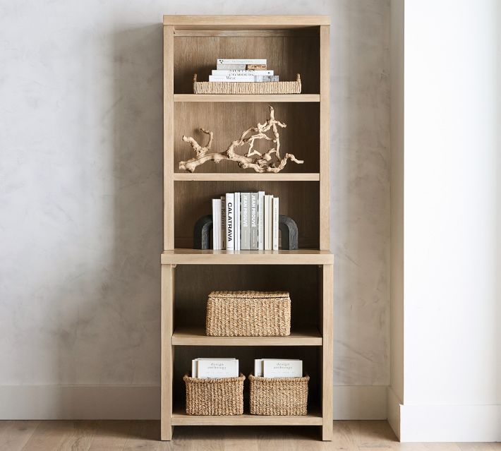 Pottery barn display shelf store