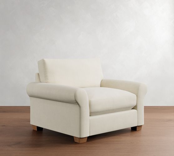 Comfort Square Arm Chair and a Half Pottery Barn