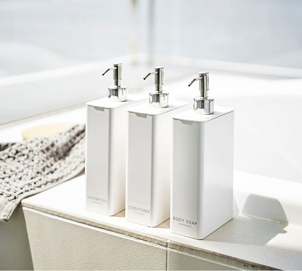 Yamazaki Rectangular Dispenser Bundle | Pottery Barn