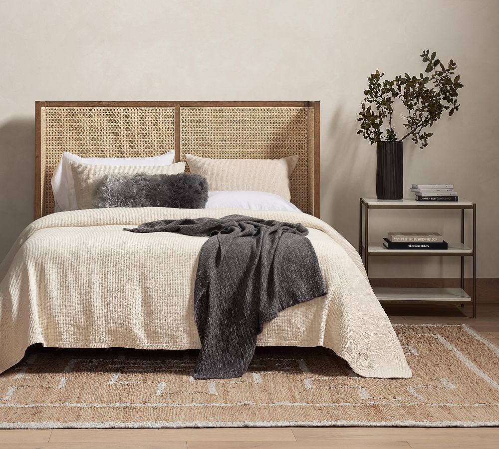 Lisbon Cane Platform Bed | Pottery Barn