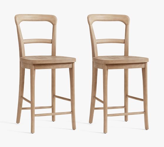 Pottery barn wood stools store