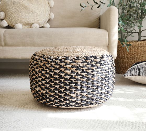 Poufs, Pouf Ottomans & Floor Pillows | Pottery Barn