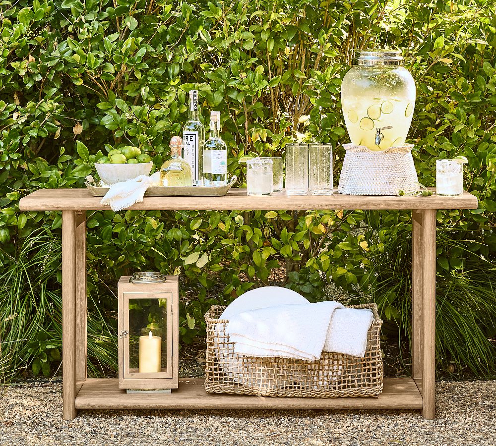 Woodside Outdoor Console Table (60") | Pottery Barn