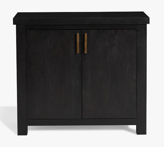 Pottery barn black cabinet store