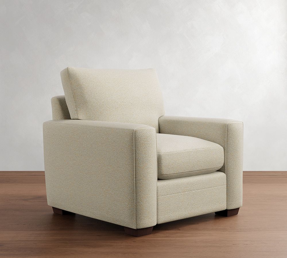 Pearce Modern Square Arm Chair | Pottery Barn