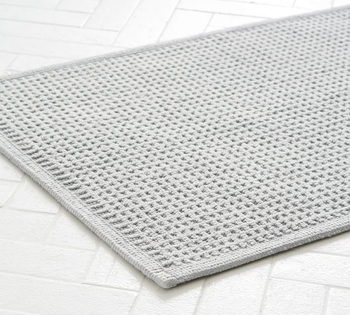 Waffle Weave Bath Mat Pottery Barn