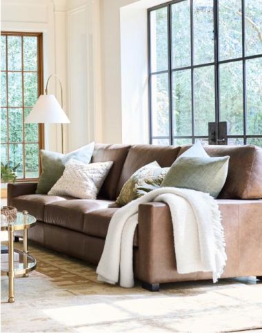 86.00 Leather Furniture Pottery Barn