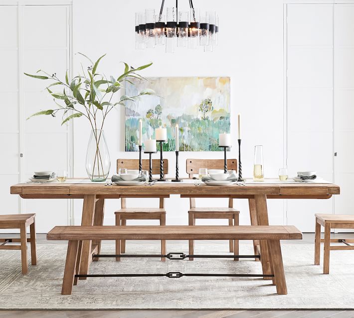 Pottery barn farmhouse dining table store