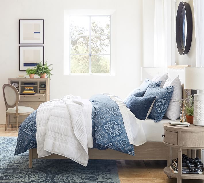 Pottery barn round nightstand store