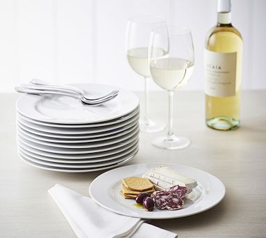 Classic Rim Salad Plates - Set of 4 | Pottery Barn