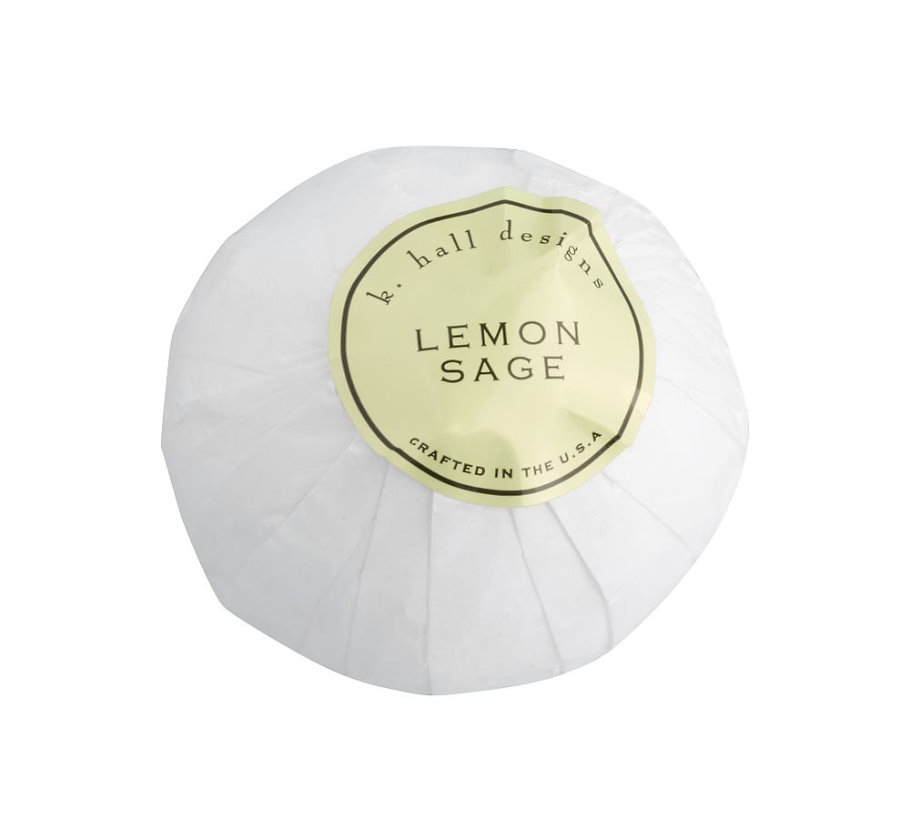 K. Hall Lemon Sage Bath Bomb | Pottery Barn