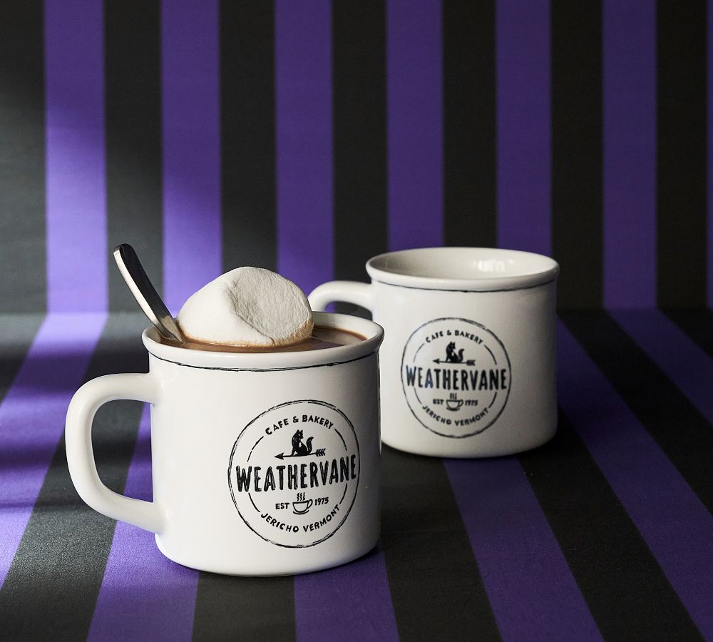 Wednesday Weathervane Stoneware Mug | Pottery Barn