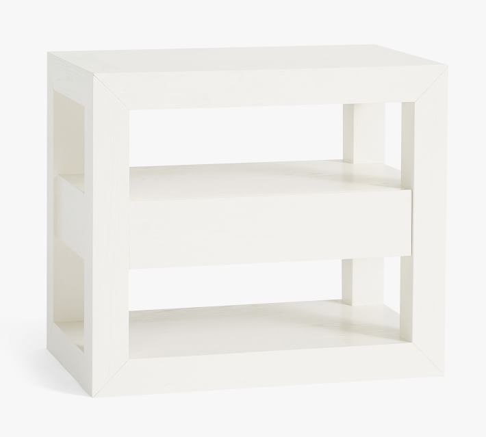 White nightstand pottery barn store
