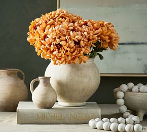 Faux Rust Mum Bundle - Timeless Floral Elegance | Pottery Barn