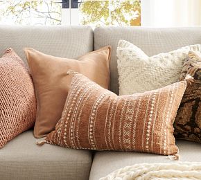 Earthy Elegance Pillows - Cozy & Stylish | Pottery Barn