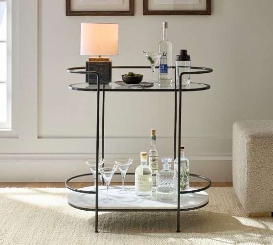 Bar Carts & Cabinets - Elegant Home Bar Furniture | Pottery Barn