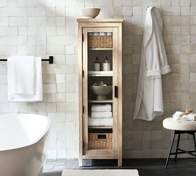 Reclaimed wood linen cabinet store