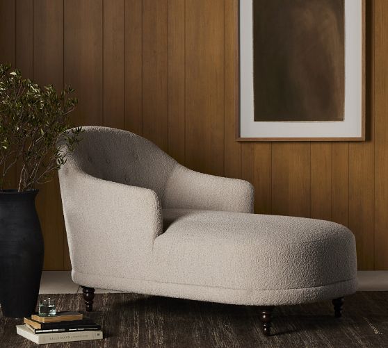 Chaise lounge chair pottery barn store