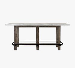 Mabel Concrete Counter Height Dining Table | Pottery Barn