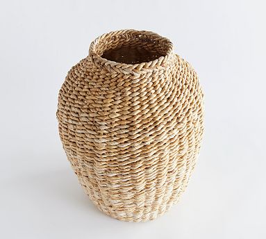 Abaca Handwoven Vase | Pottery Barn