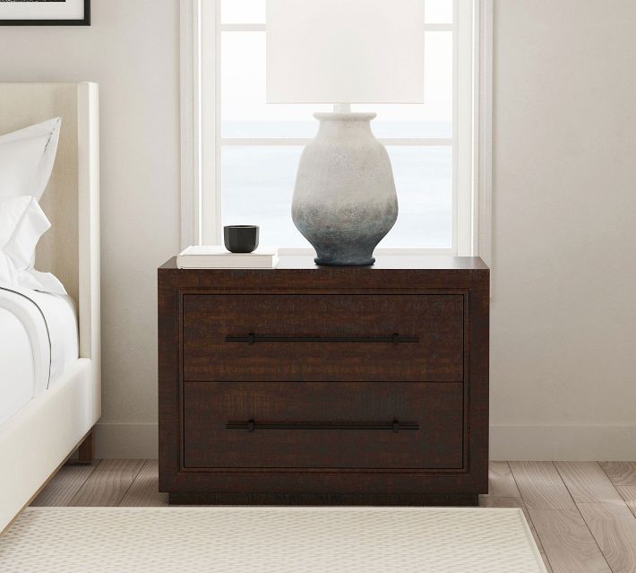 Emile 2 Drawer Nightstand 36 Pottery Barn