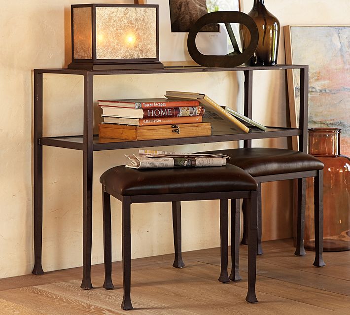 Pottery barn tanner console store
