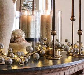 Vintage Orb Branch String Lights - Elegant Illumination | Pottery Barn