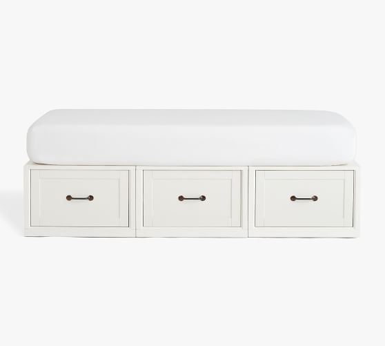 Stratton Storage Platform Daybed with Drawers | Pottery Barn