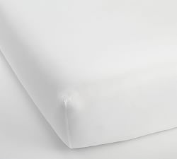 500-Thread-Count Sateen Fitted Sheet | Pottery Barn
