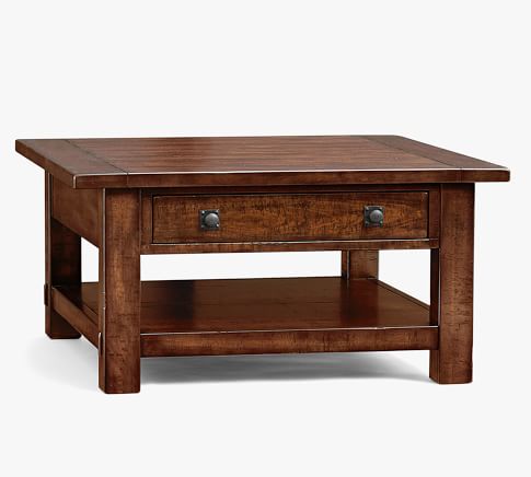 Benchwright square coffee table store