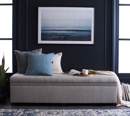 Tamsen King Storage Bench 70.5 Pottery Barn
