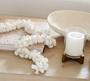 String Of Shells Garland - Coastal Elegance | Pottery Barn