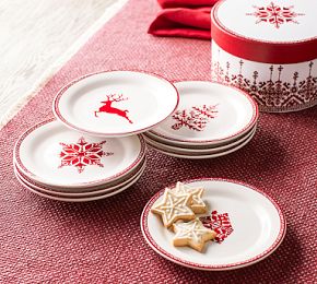 Mixed Appetizer Plates - Set of 8 | Pottery Barn