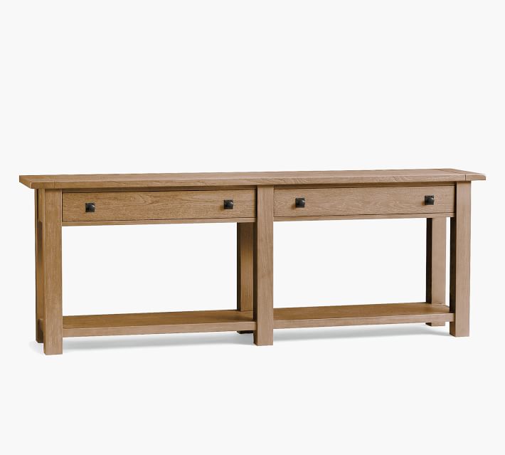 Pottery barn benchwright console table store