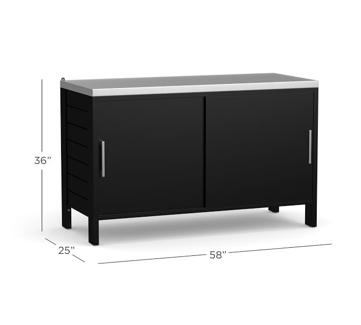 Metal outdoor buffet cabinet store
