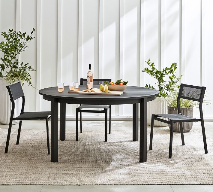 Malibu Metal Round Outdoor Dining Table 40