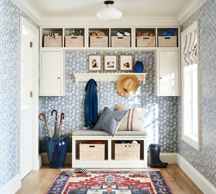 Pottery barn white bench store