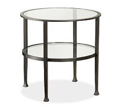 Pottery barn glass end tables store