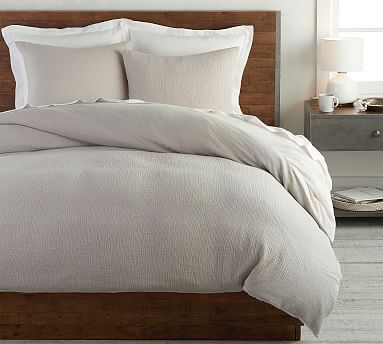 Soft Cotton Duvet Cover Pottery Barn