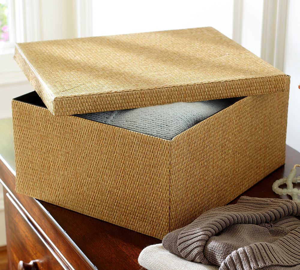 Paloma Collapsible Sweater Box | Pottery Barn