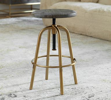 Andre Metal Adjustable Counter Stool | Pottery Barn