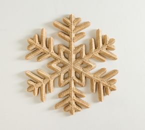 Woven Snowflake - Elegant Winter Décor | Pottery Barn