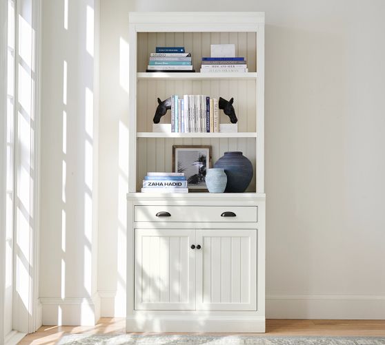 Pottery barn aubrey bookcase store