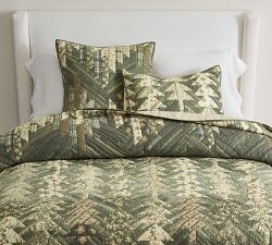 Winter Spruce Quilt | Pottery Barn